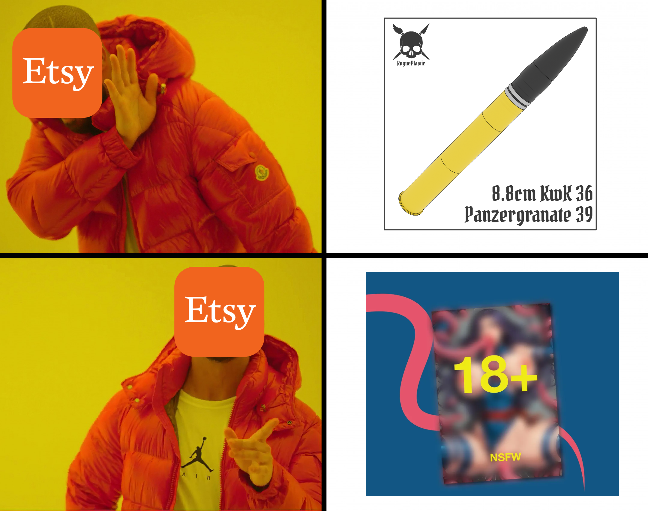 The Hypocrisy Of Etsy Sex Shells And Ban Hammer Rogue Plastic